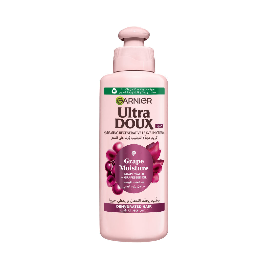 Garnier Ultra Doux Grape Moisture Leave in 200 ml – Sohati Care