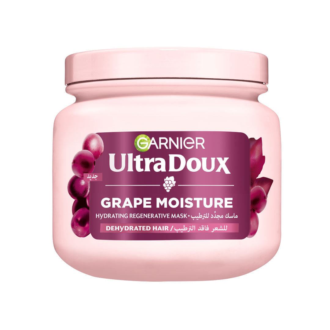 Garnier Ultra Doux Grape Moisture Mask 340ml – Sohati Care