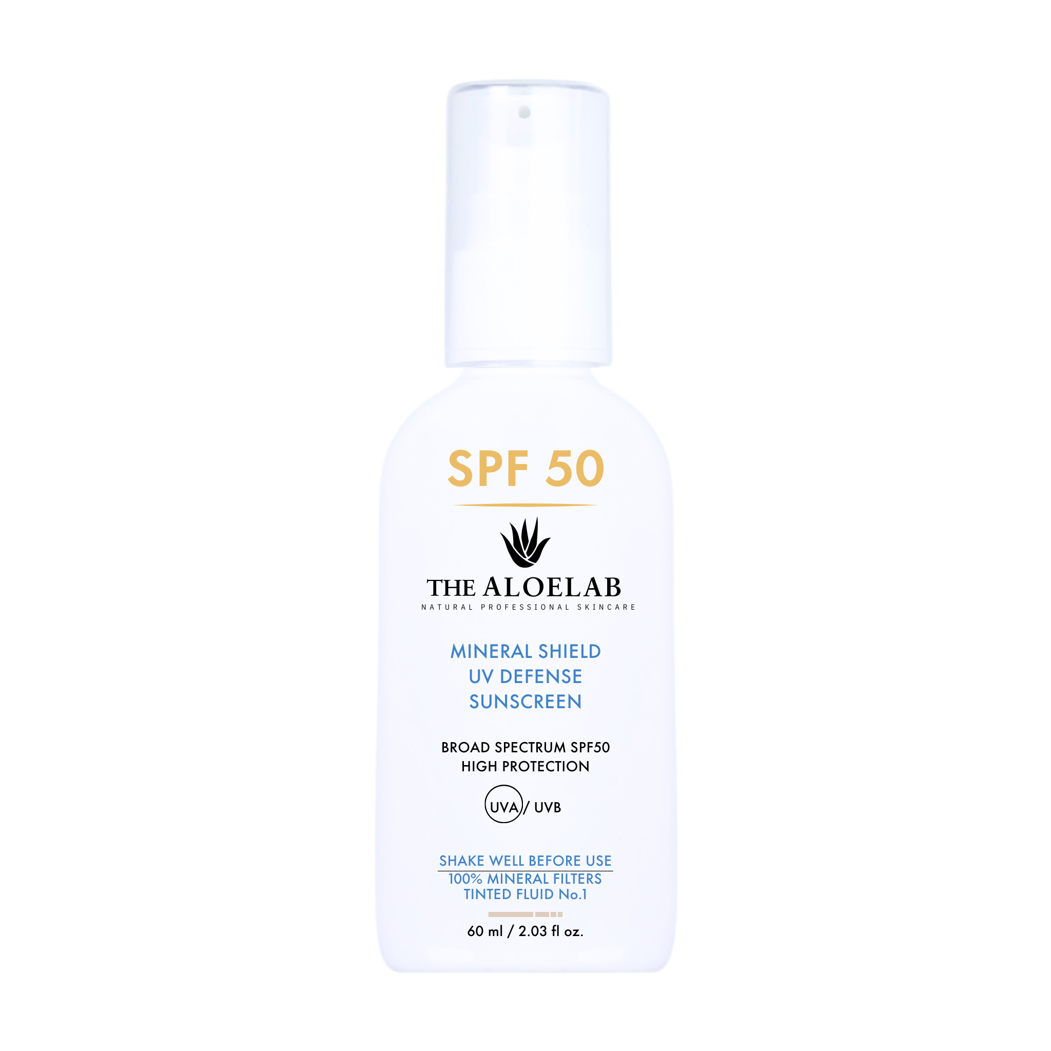 Tint No. 1 Mineral Shield UV Defense Sunscreen SPF 50 From Aloelab - Sohati Care