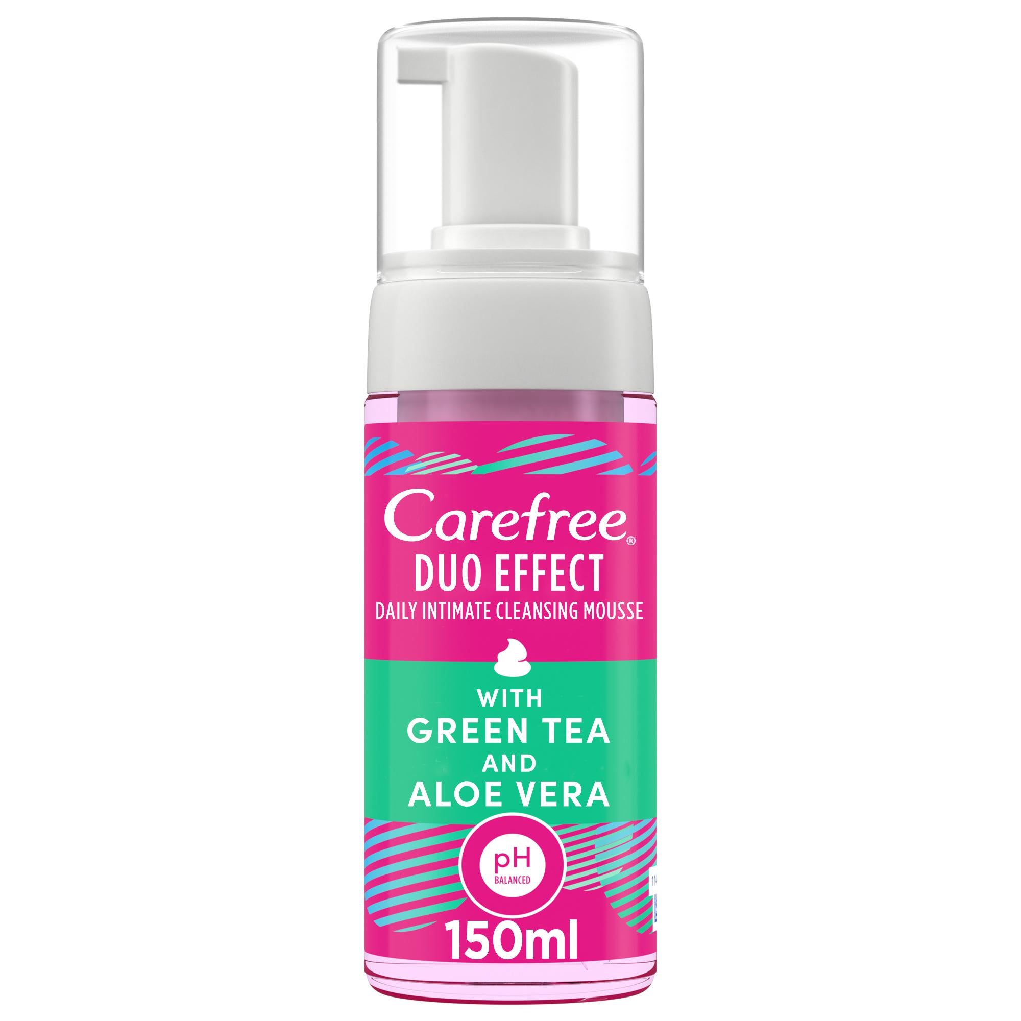 Carefree intimate foam tea aloe 150ml 30% off - Sohati Care
