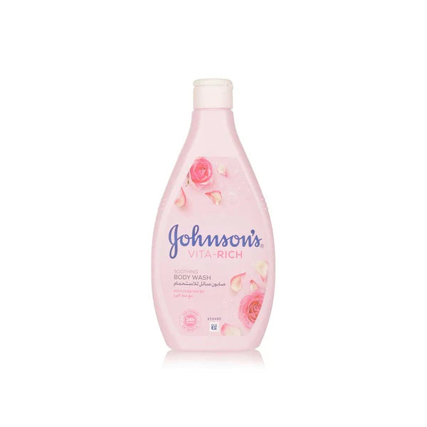 Johnson's Shower Gel Vita-Rich Soothe Rose/Honey 400ml from Johnson and ...