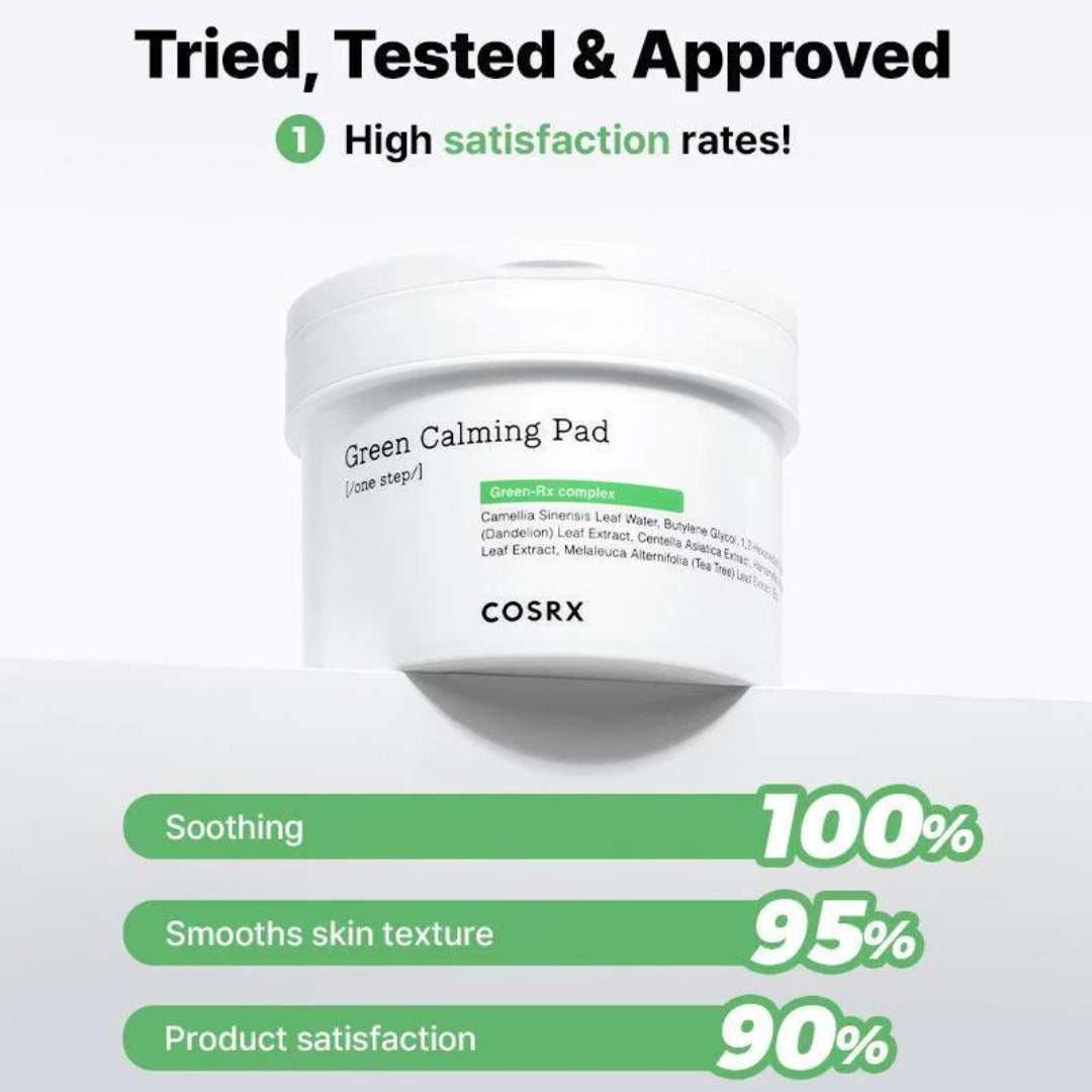 One Step Green Calming Pad from COSRX - Sohati Care