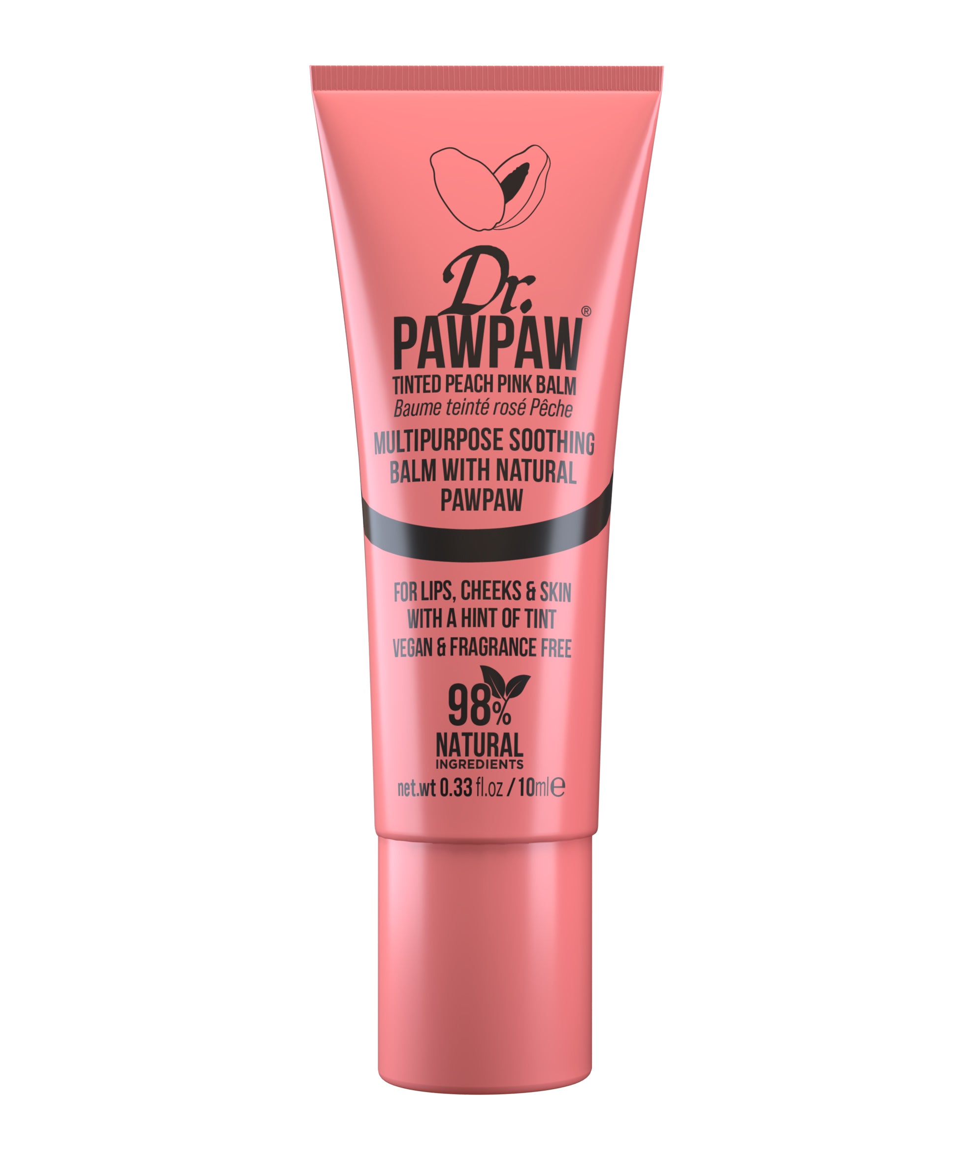 Dr Pawpaw Peach Pink Balm 10ml from Dr. PawPaw - Sohati Care