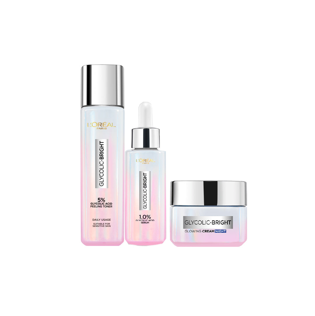 15% OFF Glycolic Peeling Water Toner + Glycolic Bright Glowing Night ...