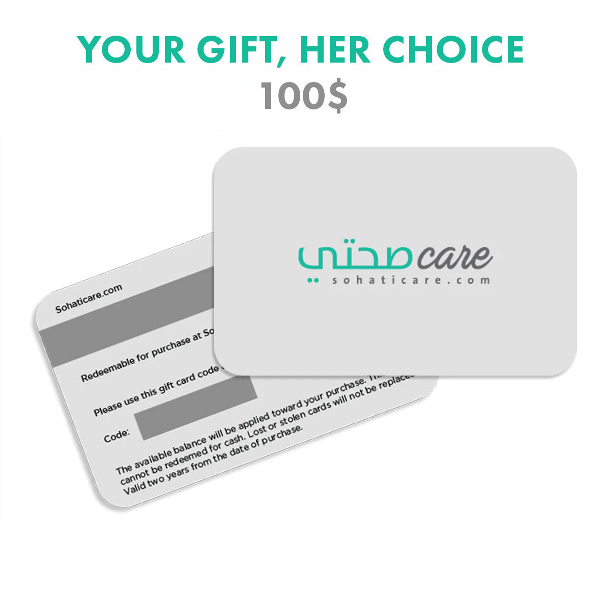 SohatiCare Gift Card 100$ from Sohati Care - Sohati Care