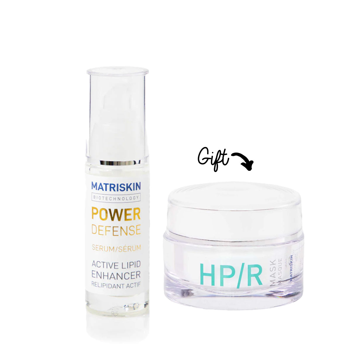Power Defense Serum 30ML + HP/R Mask 50ML from Matriskin - Sohati Care