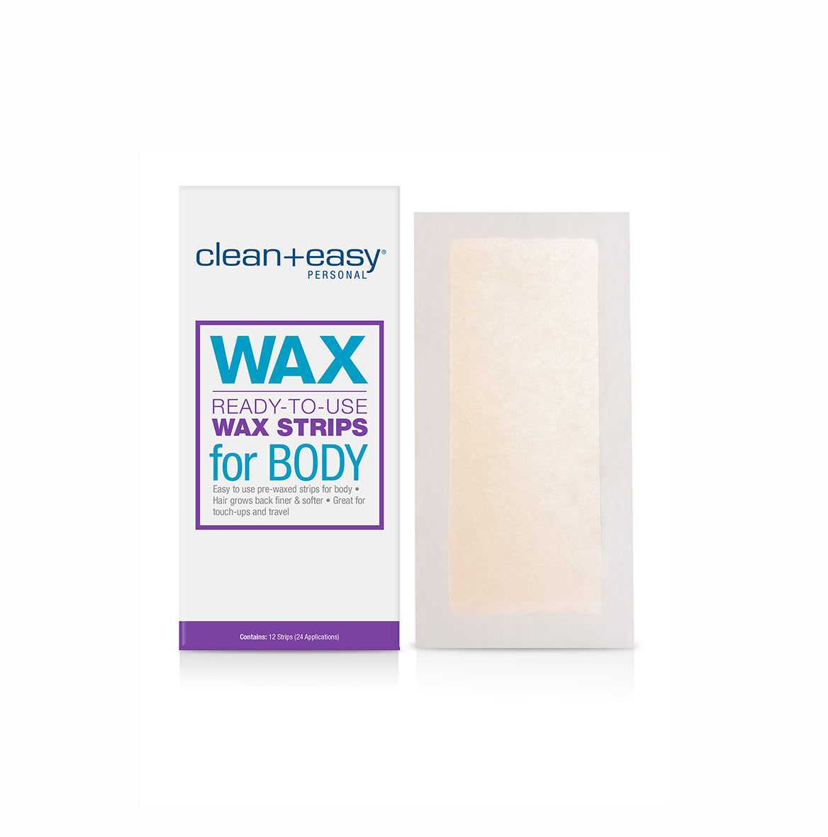 Clean & Easy Ready-To-Use Wax Strips for Body 12pcs from Clean & Easy ...