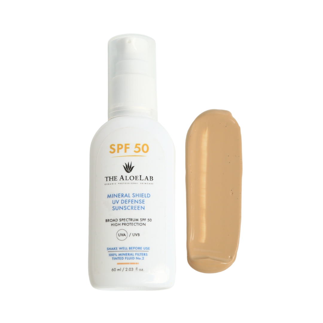 Tint No.2 - Mineral Shield UV Defense Sunscreen from Aloelab - Sohati Care