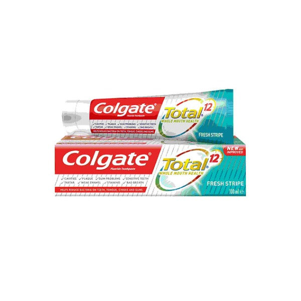 Colgate Total 12 Fresh Stripe Toothpaste 100ml - Sohati Care