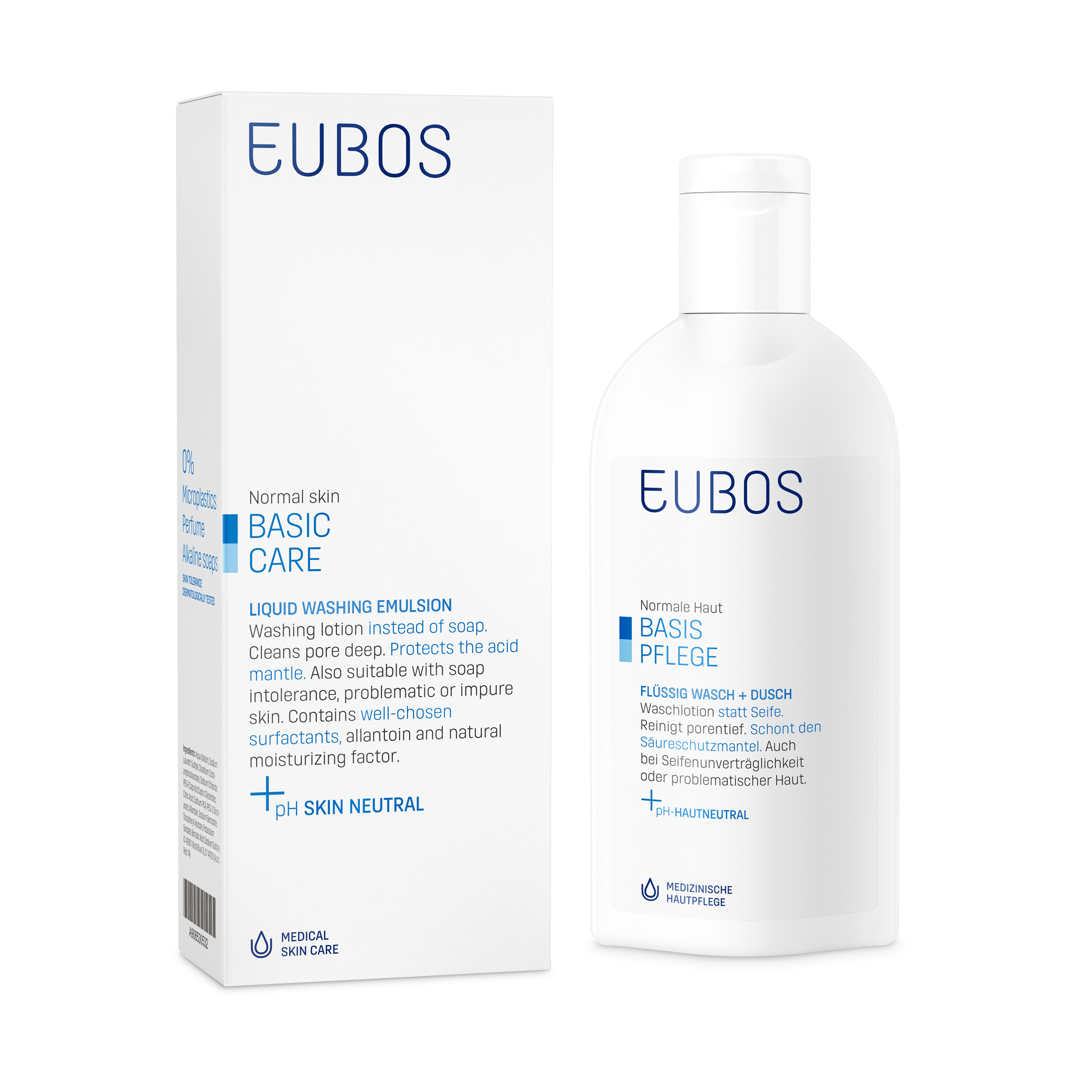 Eubos Liquid Washing Emulsion Blue - Sohati Care