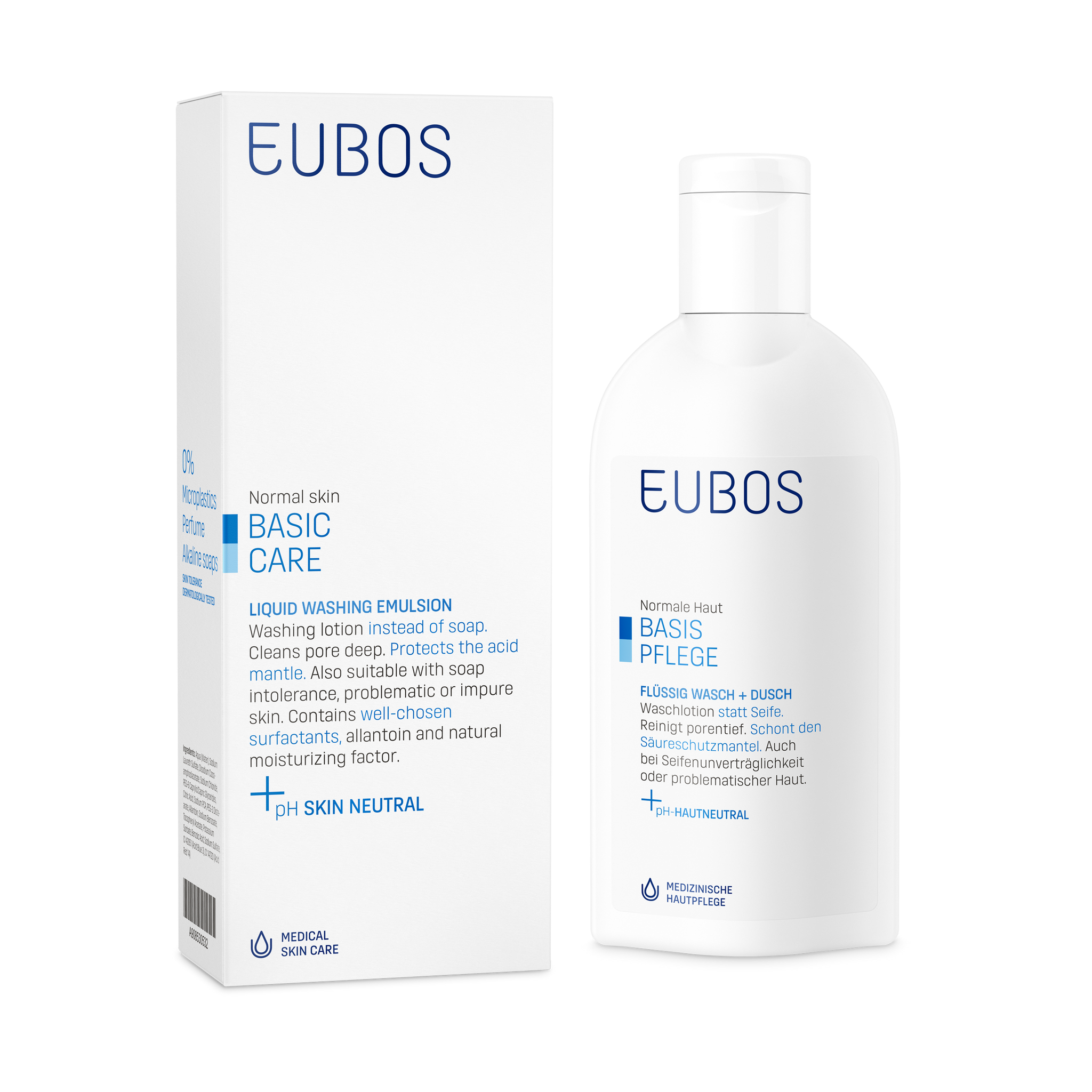 Eubos Liquid Washing Emulsion Blue - Sohati Care