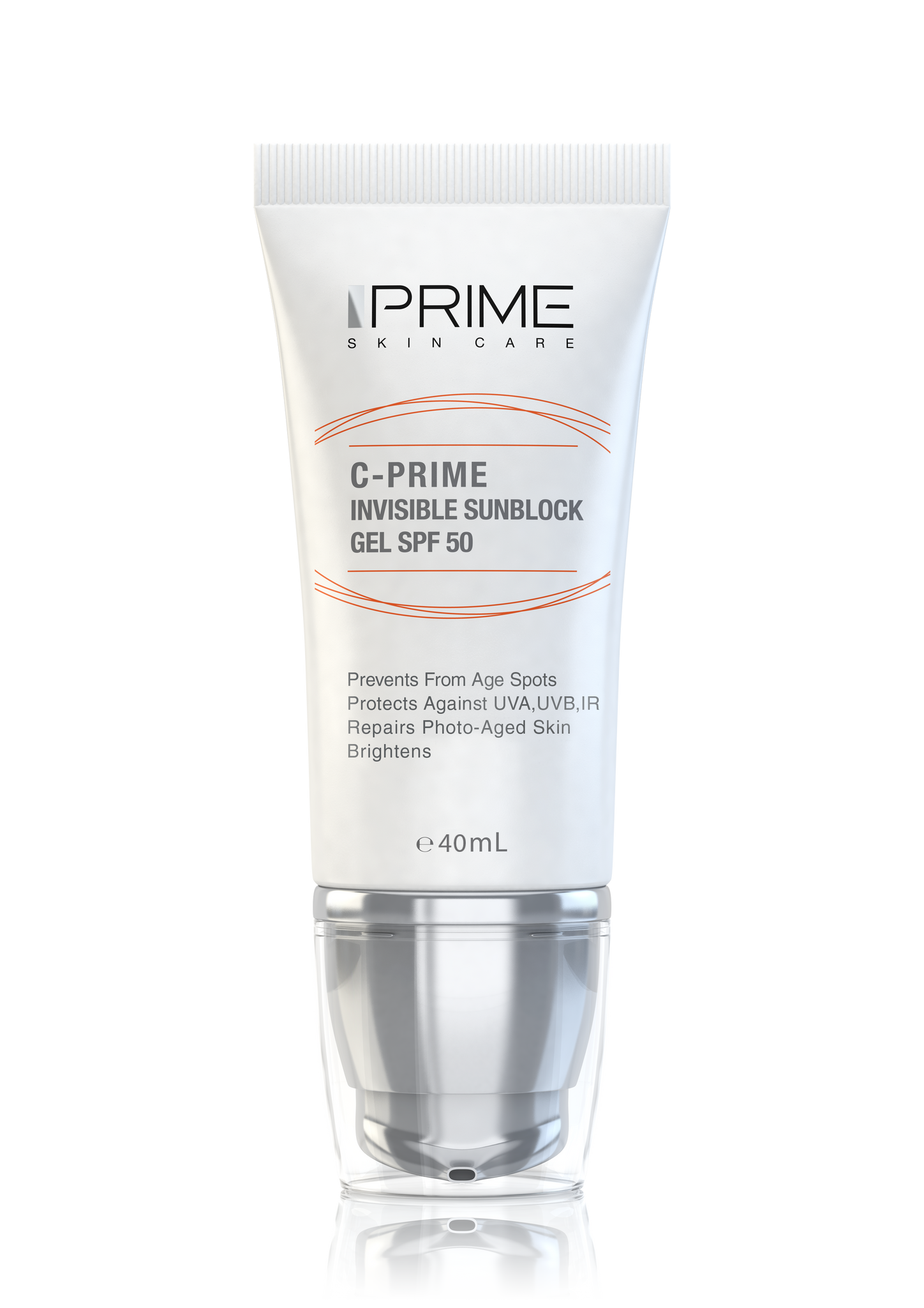 C.Prime Invisible Sunblock Gel SPF50 40ml - Sohati Care