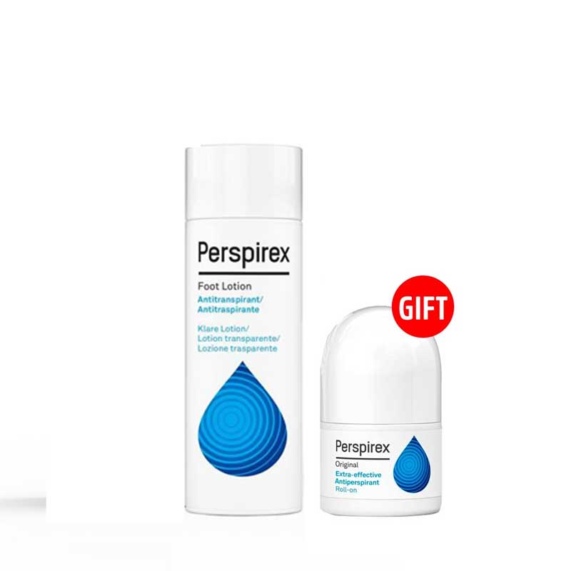 Perspirex Foot lotion 100ml + Perspirex Roll on 5ml (Gift) - Sohati Care